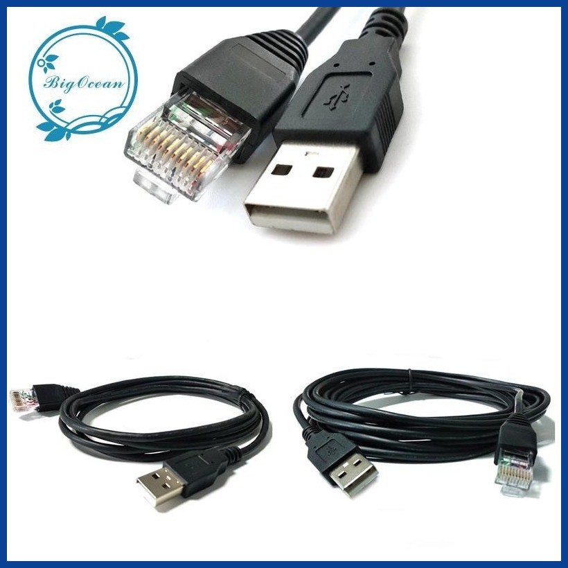 USB To RJ50 Console Cable AP9827 for APC Smart UPS 940-0127B 940-127C ...