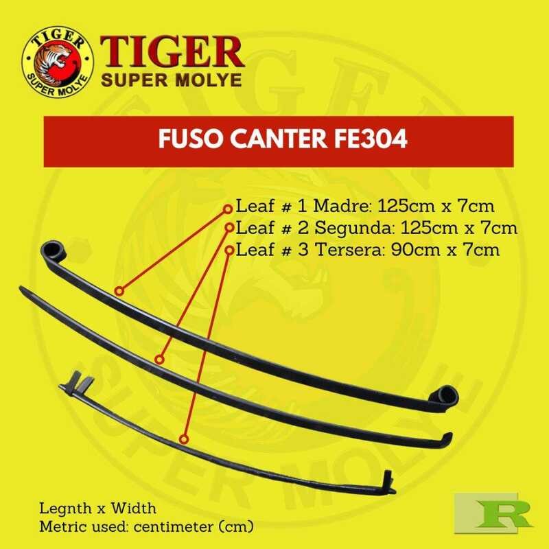 LY Leaf Spring Molye Para Sa FUSO CANTER Fe304 | Shopee Philippines