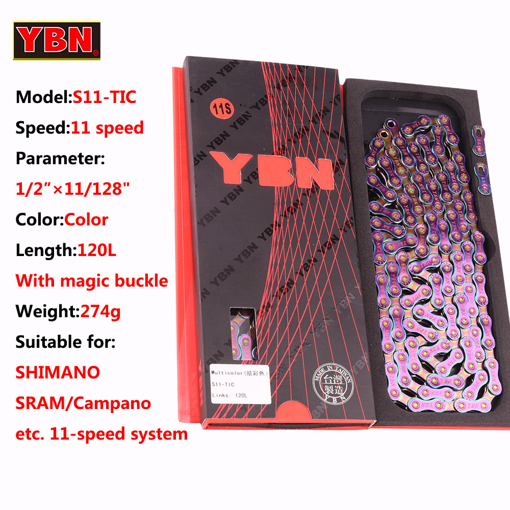 YBN Bike Chain Road Mountain Bicycle 10/11/12 Speed Chains MTB 10v 11v ...