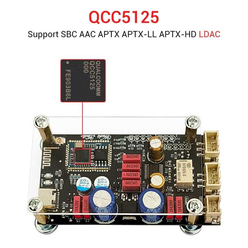 QCC5125 ZK-QCC QCC3034 Bluetooth 5.1 lossless decoder board APTX LDAC ...