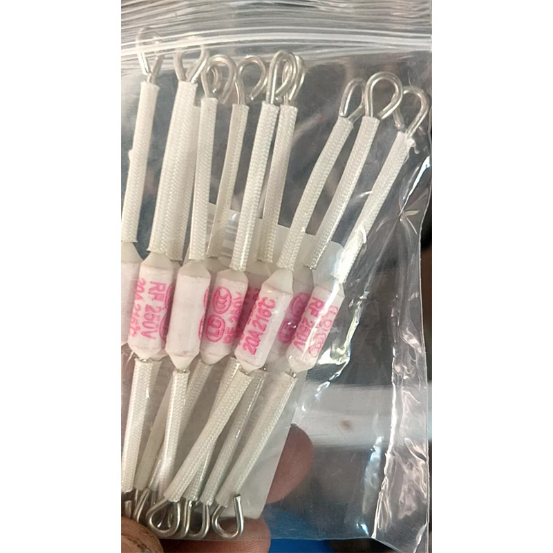 10Pcs RF Ceramic Fuse Kit 185°C 250V 10A/15A/20A for Rice Cooker ...