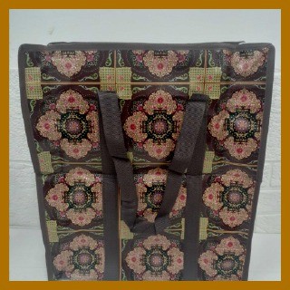 Sako bag /Shopping bag /Travel Bag with double zipper sack bag | Shopee ...