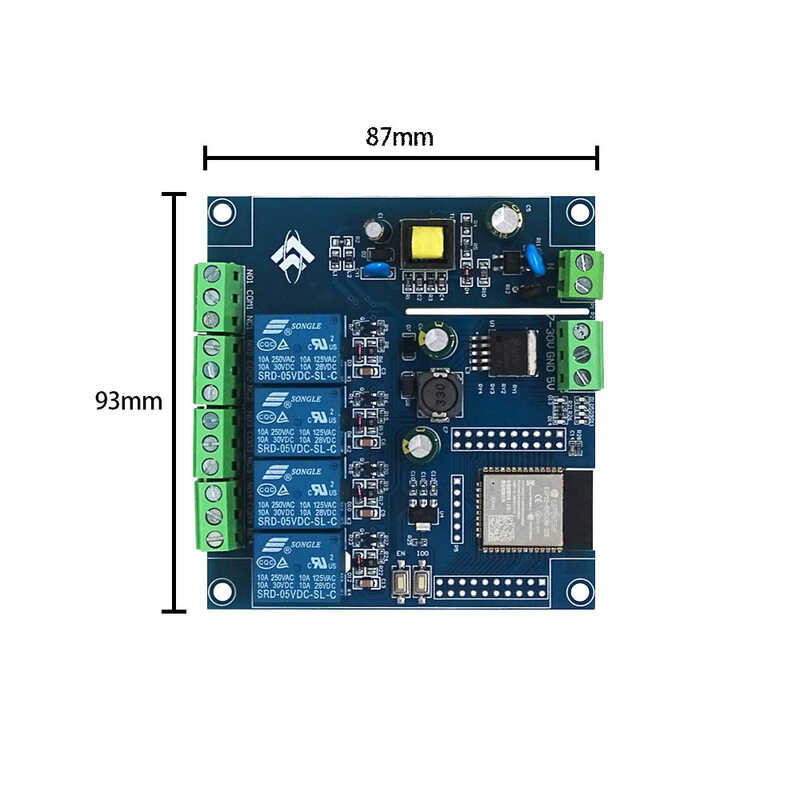 Wifi Esp32 Bluetooth Ble 4 Channel Relay Module Esp32-Wroom Board ...