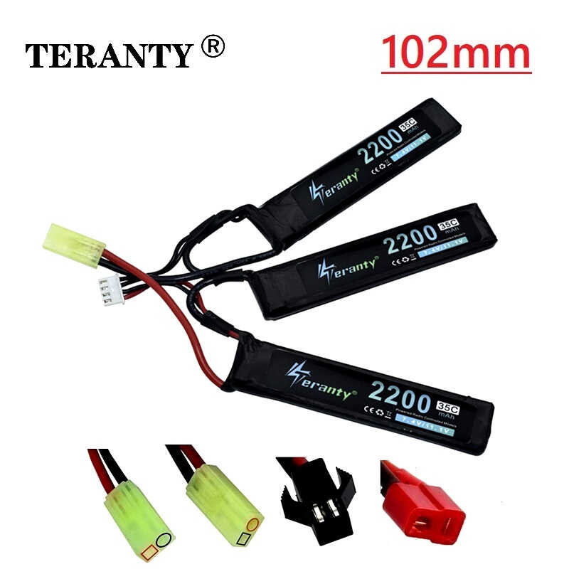TERANTY Water Gun 1PCS Lipo Battery 3S 11.1V 2200mAh 35C 452096 for ...