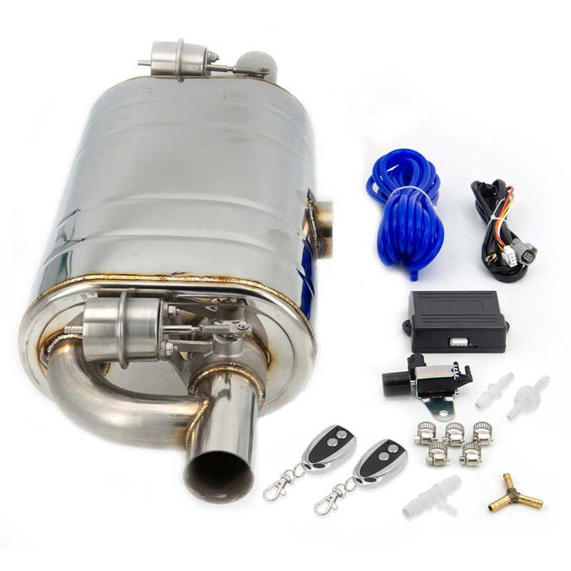 LY Universal T Car Exhaust Vacuum Pump Variable Vae Mufflers Remote ...