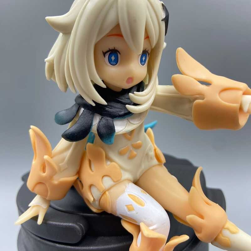 SK Genshin Impact Anime Kawaii Figures 12Cm Paimon PVC Q Version Mini ...
