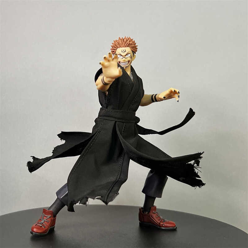 Shf Bandai Jujutsu Kaisen Ryomen Sukuna Combat Uniform White Long Robes ...