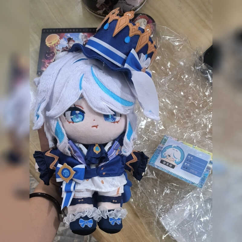 66 20Cm Focalors Cotton Doll Toys Genshin Impact Dress-Up Puppet Furina ...