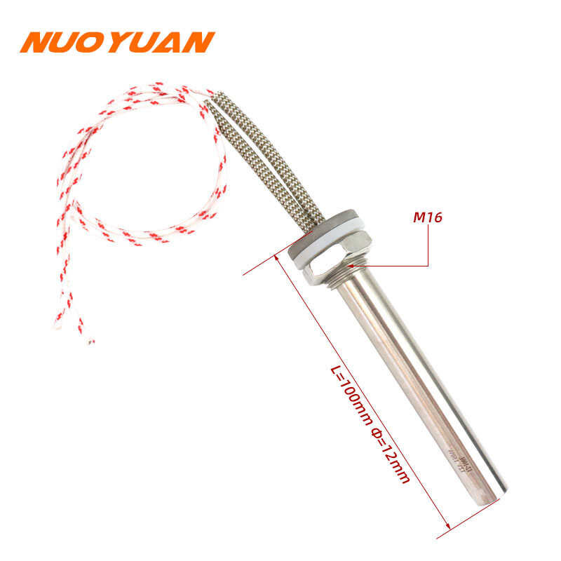 12V Heating Element 100W/150W/200W Cartridge Heater Stainless Tubular ...