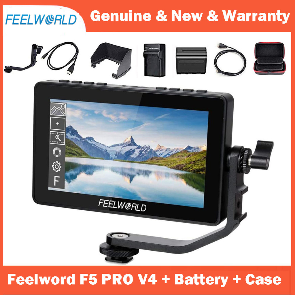 FEELWORLD F5 PRO V4 6 Inch Touch Screen 3D LUT DSLR Camera Field ...