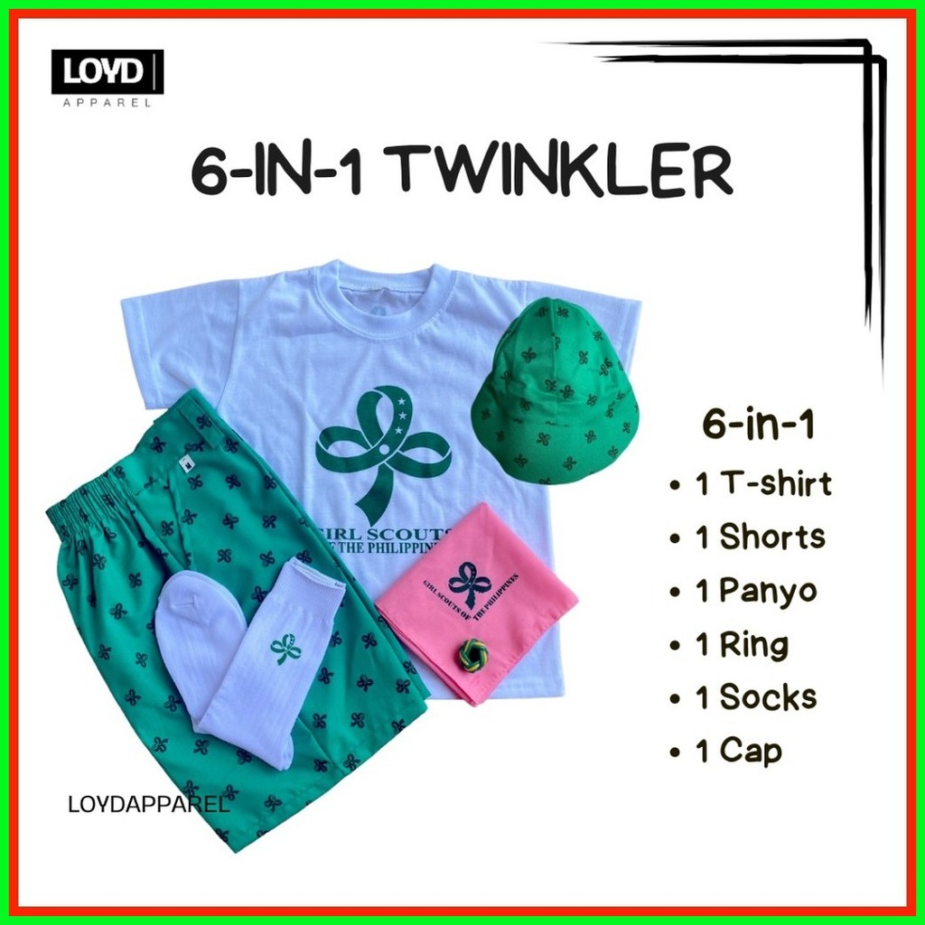 Twinkler Girl Scout Type B Complete Set of Uniform for Girls | Loyd ...