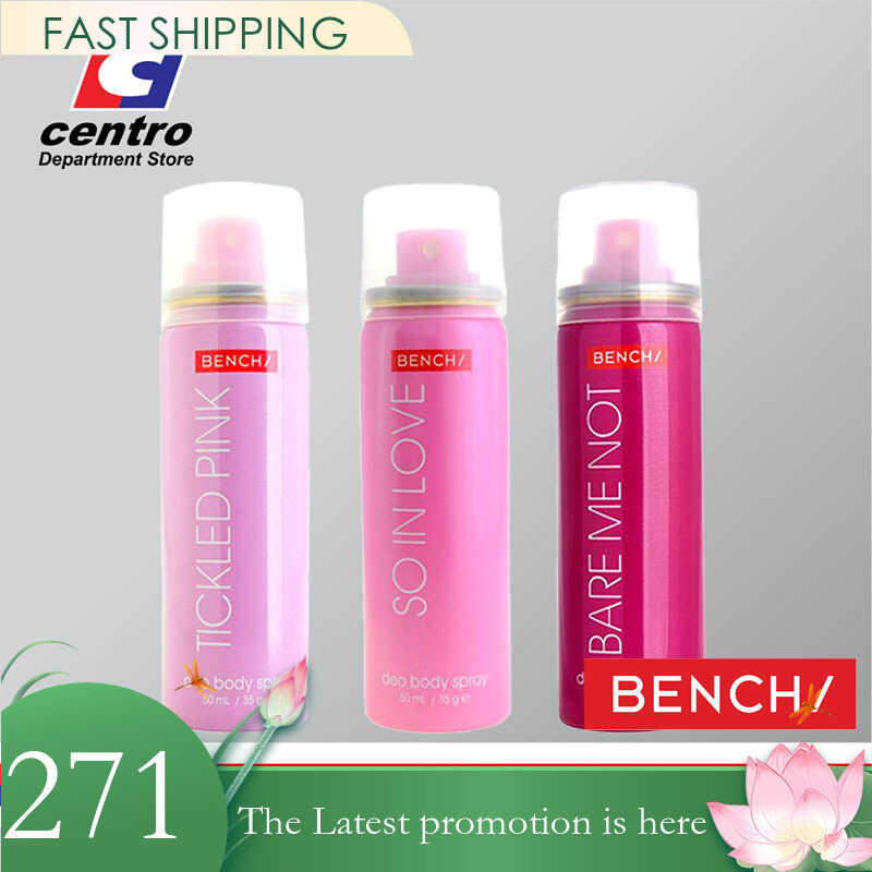 COD Bench Pink Deo Body Spray 50Ml/100Ml (Tickled/So In Love/Bare Me ...