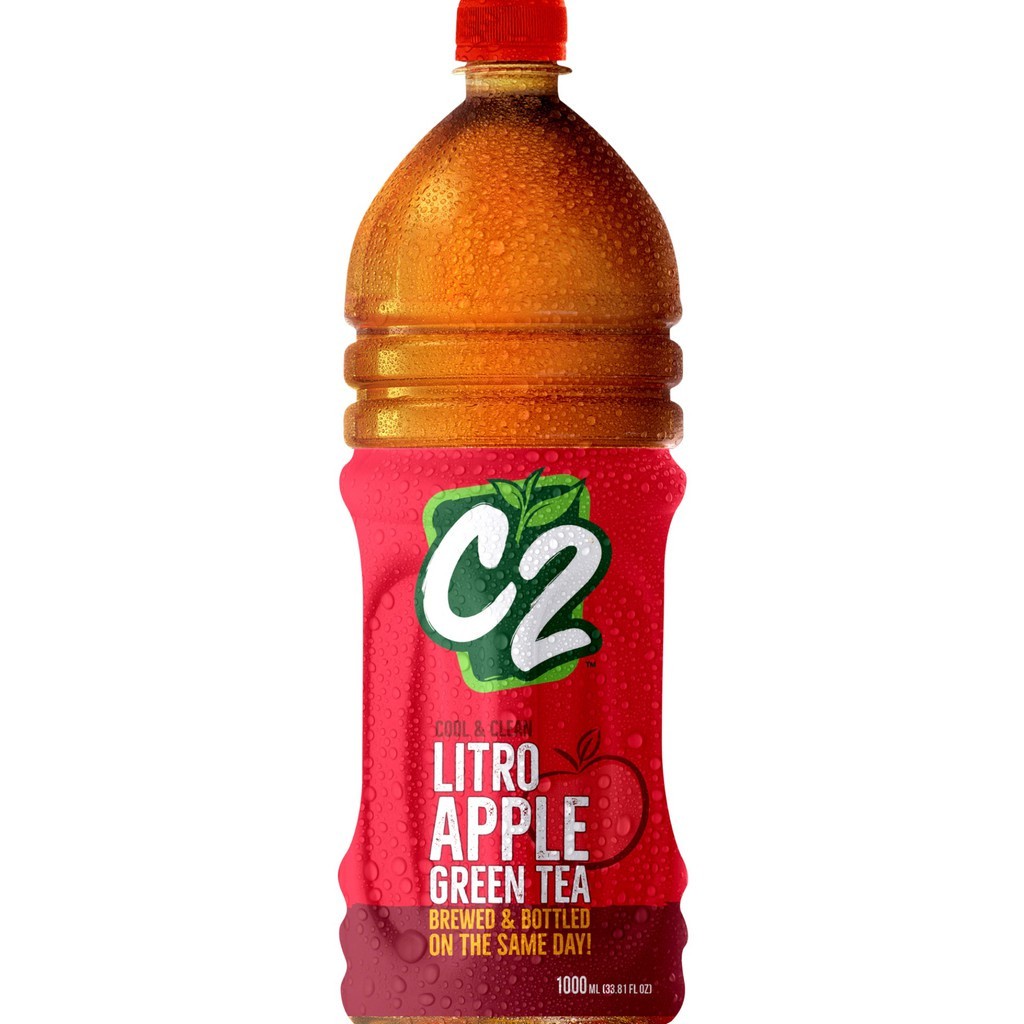 ⚓ ⊛ ♞,♘5 x C2 Litro Apple Green Tea (1L) | Shopee Philippines