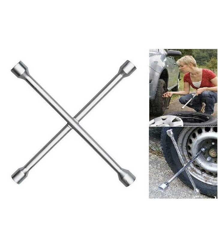 Lug Wrench,Cross Wrench,Car Wheel Nut, Universal Heavy Duty Nut Wrench ...