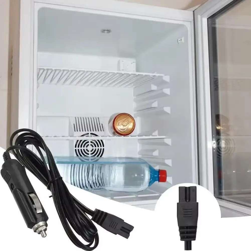 2m 12V DC 2 Pin Plug Wire Bumper Replacement Car Cooler Cool Box Mini ...