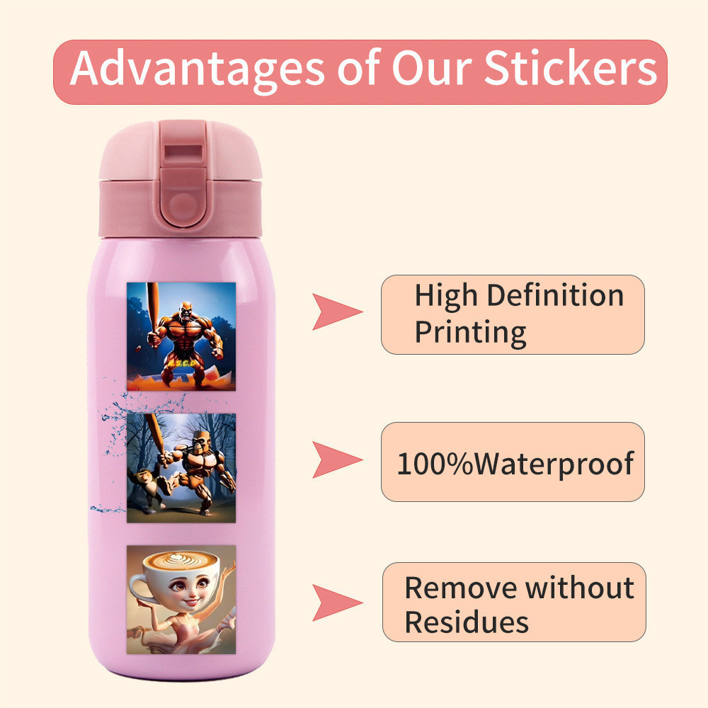 NEW 80pcs/set Tung Tung Tung Sahur Stickers DIY Personalized Stickers ...