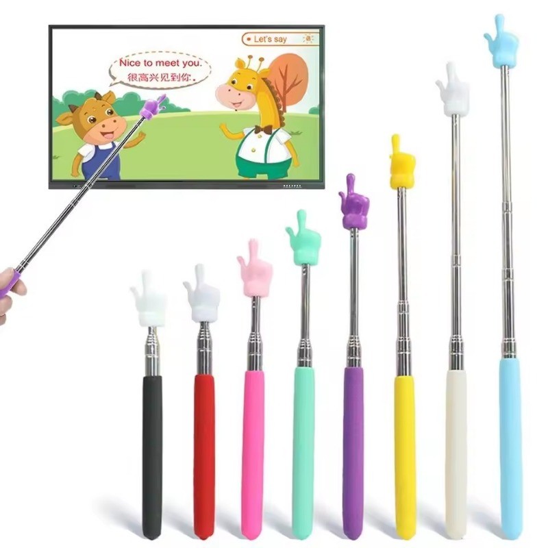 Retractable Teacher Pointer Stick - For Kids Reading - Handheld Finger ...