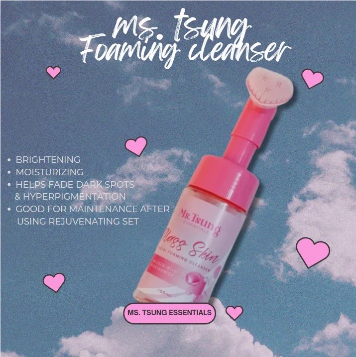 Ms Tsung Glass Skin Facial Foaming Cleanser 100ml | Shopee Philippines