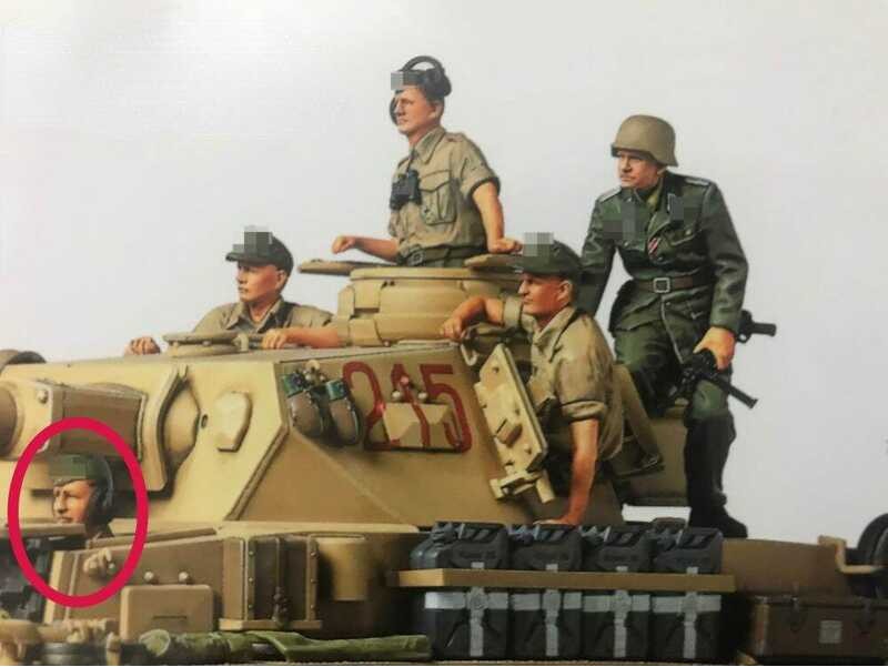Scale Resin 1/35 Figure Model Kit WWII N Legion Micro Scene Layout Tank ...