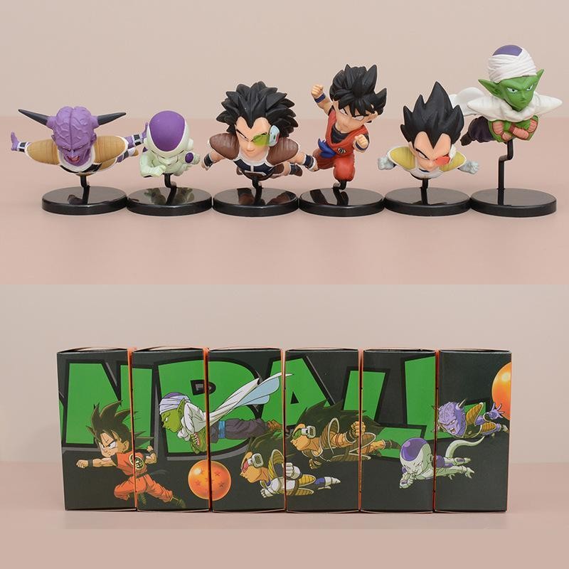 6 Pcs/Set Dragon Ball 5-8Cm Figure Goku Kril Trunks Wcf30 Anniversary ...
