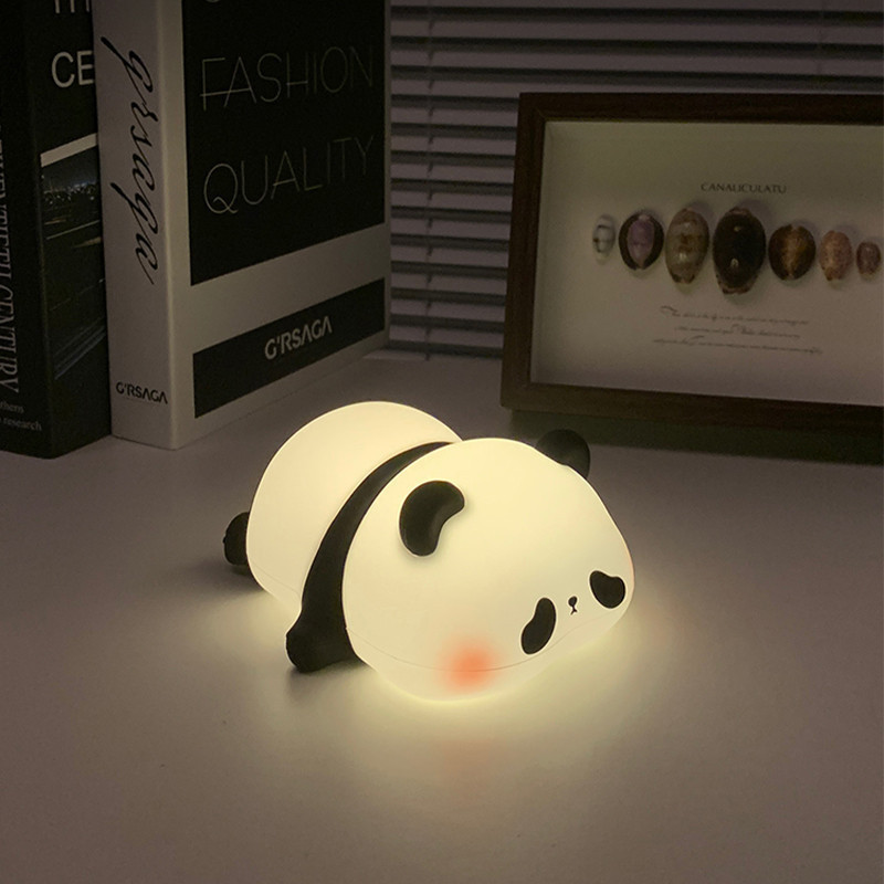 Panda Night Light Cute Rabbit Bedroom Lamp Creative Piggy Light Friend ...