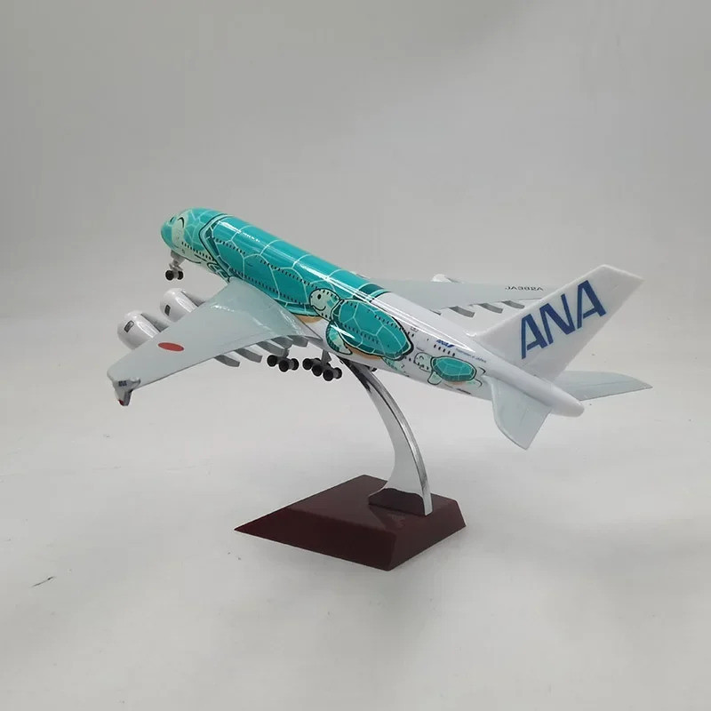 1:400 20CM Scale A380 ANA Turtle Aires Airplanes Plane Aircraft Unit ...