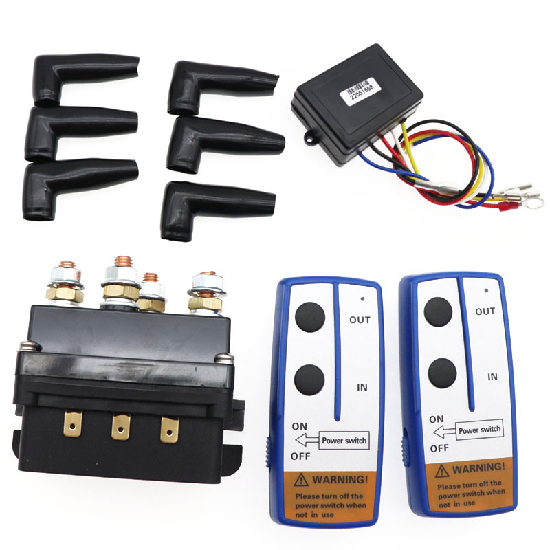 Set 12V 24V 500Amp Car HD Electric Capstan Contactor Winch Control ...