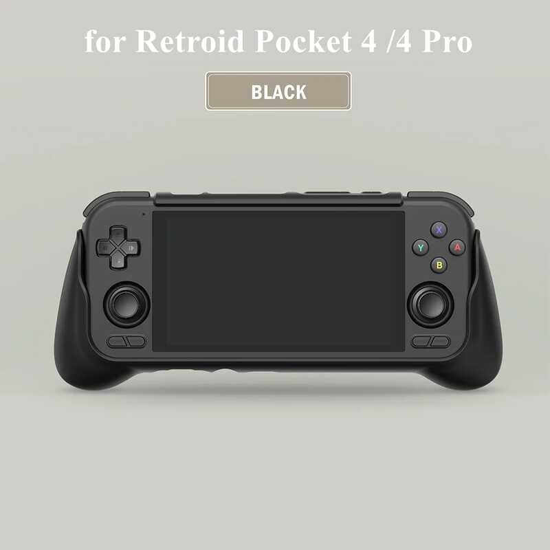 Transparent Black Grip and for Retroid Pocket 4 /4 Pro Handheld Carry ...