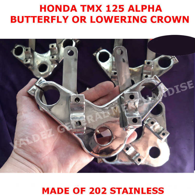 LY Alpha Butterfly Pagbababa Ng Crown STAINLESS BUTTERFLY , HONDA TMX ...