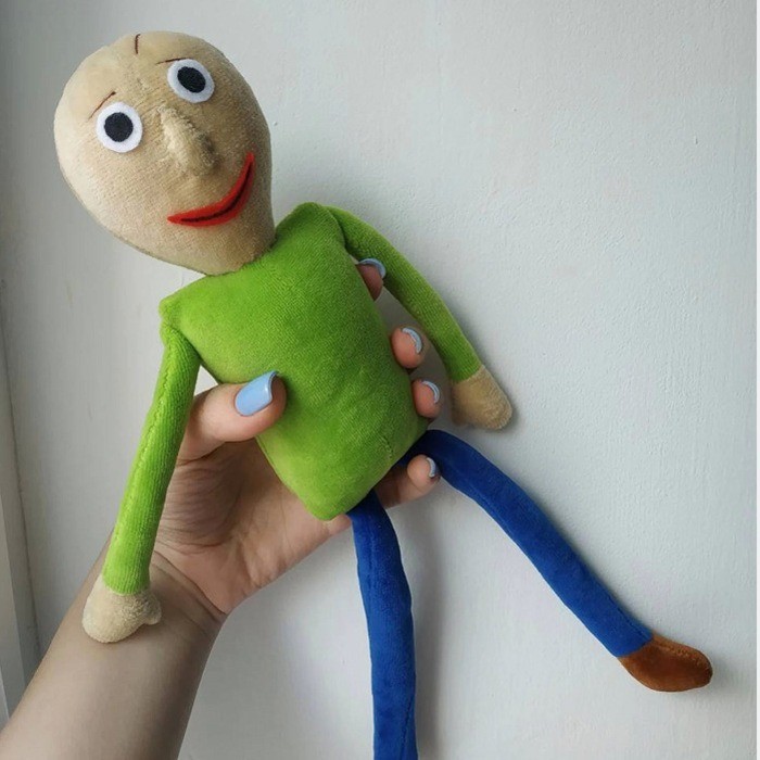 D10 25Cm Cartoon Baldi Basics Plush Happy & Angry Version Stuff Figure ...