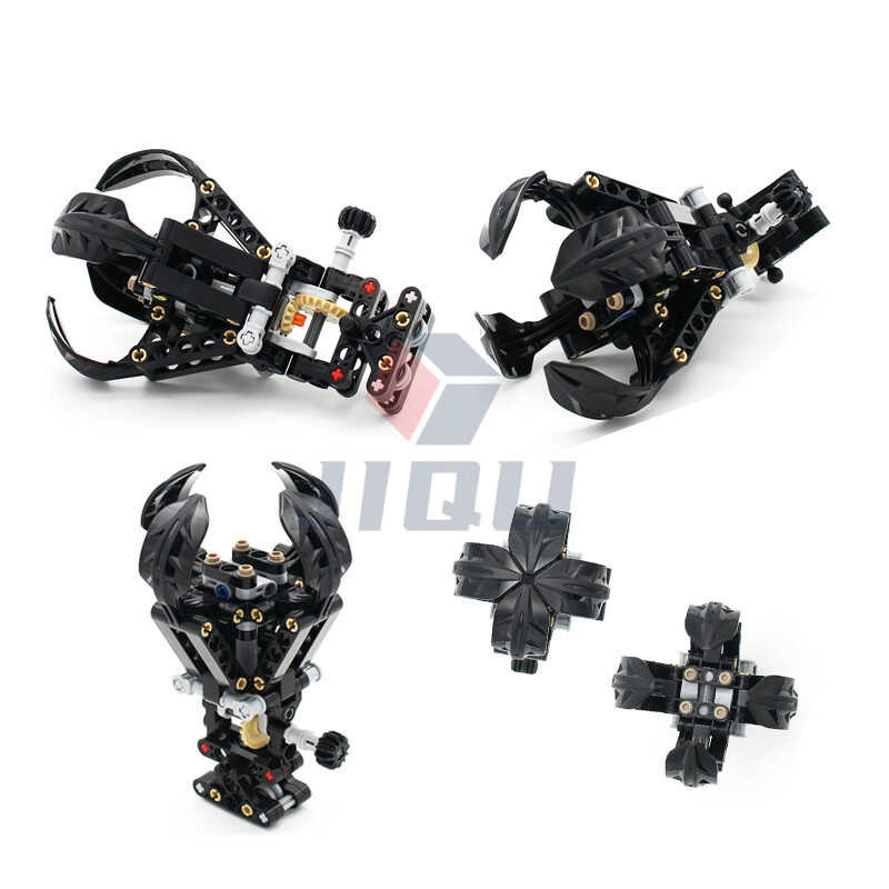 High-Tech MOC Parts 4 Way Lifting Claw Of The Crawler Crane Nical Model ...