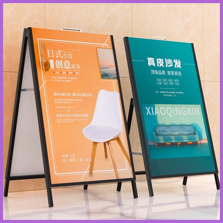A Type Foldable Stand Signage / Floor Sign Sintra Board Menu Printing ...