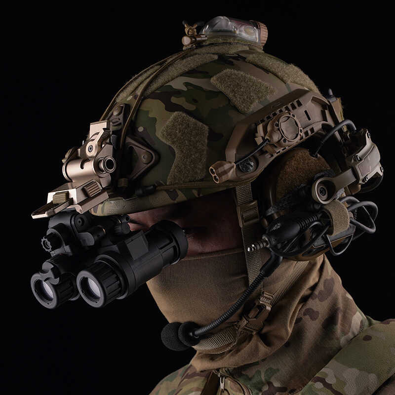 Tactical Helmet An/Pvs31 Dual-Tube Binocular Night Vision Goggles NVG ...