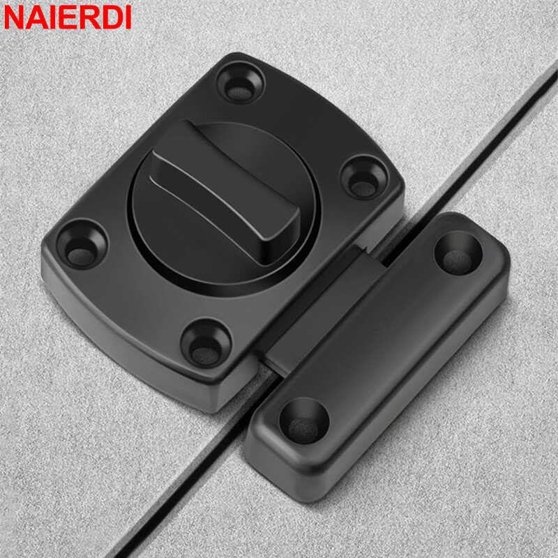 NAIERDI Security Double Sided Locks Keyless Rotating Door Lock Gate ...