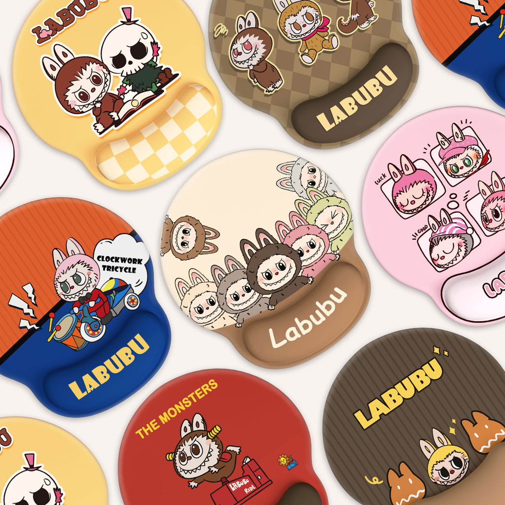 mouse wrist pad//// Mouse Pad Cartoon Labubu Wrist Pad Female Office ...