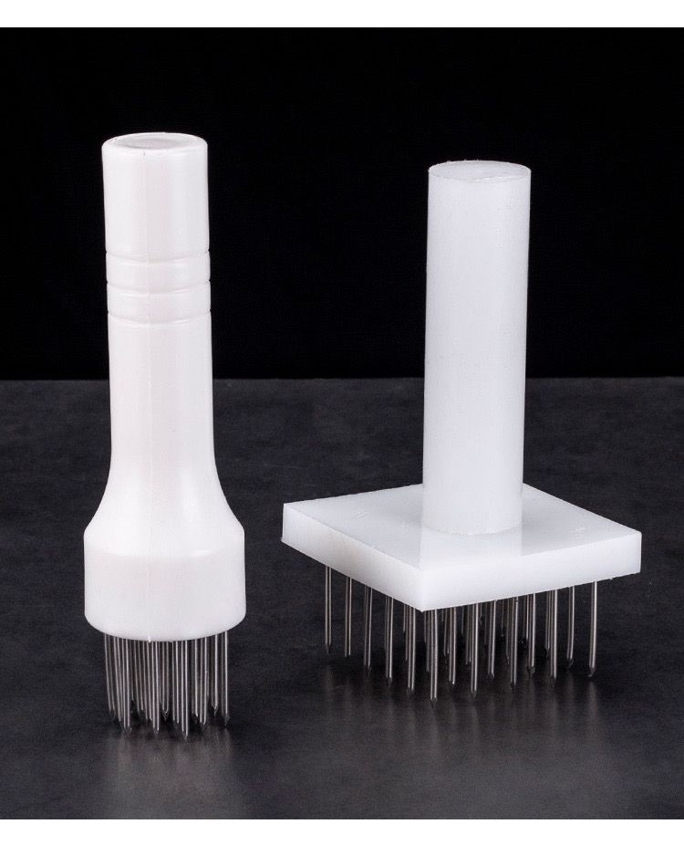 Stainless steel kitchen pork belly tool, meat tenderizer, roast meat ...