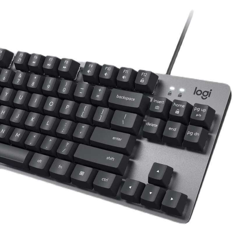 Logitech K835 wired TKL true mechanical keyboard 84 keys PBT keycap gaming laptop red axis green ...
