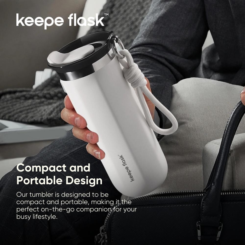 [Name Engraving] Keepe Flask Premium Onyx Black Coffee Mug Personalized ...