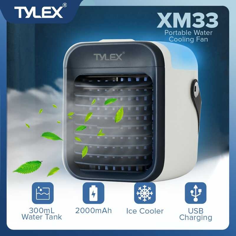 TYLEX Xm33 Portable Mini Multi-Function Water Air Cooling Fan 3 Speed ...