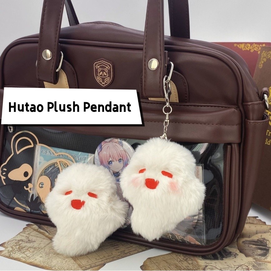 Yelan Genshin Impact Hutao Ghost Doll Plush Bag Pendant Keychain Anime ...