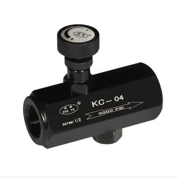 KC one-way throttle hydraulic speed flow control regulating valve KC-02 KC-03 KC-04 | Shopee ...