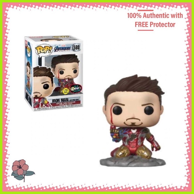 ∆ Funko Pop! - Marvel Avengers Endgame - Iron man GITD Filbars | Shopee ...