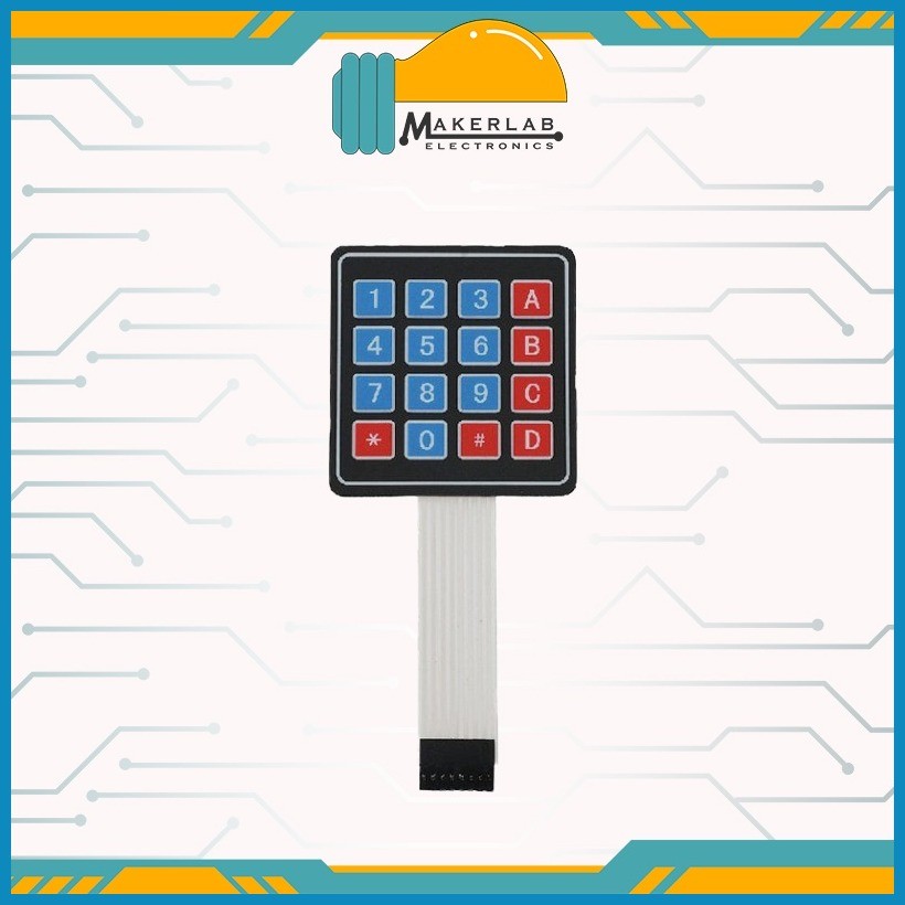 4x4 Matrix Membrane Keypad | Shopee Philippines