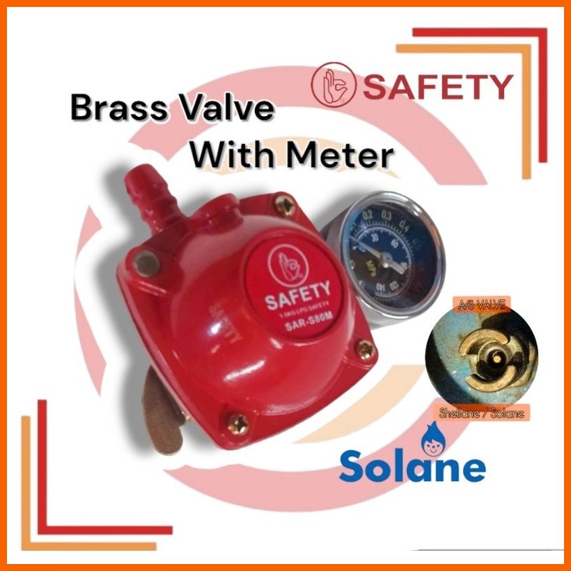 Safety Gas Tank LPG Brass Regulator for Shellane Solane S-Gas S80 ...