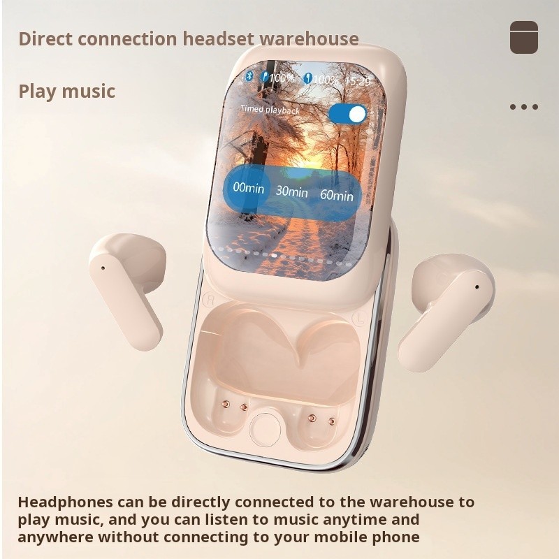 G9 Wisdom Large Screen Slider Wireless Bluetooth Headset Color Display ...