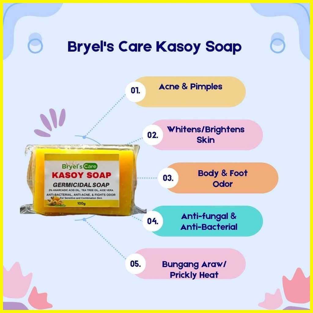 100% Kasoy Soap Original Warts Remover 100g with Tea Tree Oil ...