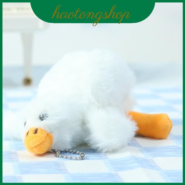 Lovely Goose White Keychain Stuffed Animal Soft Plush Toy For ...