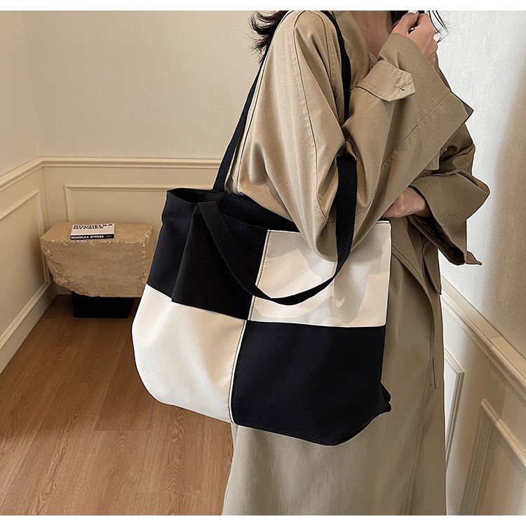 Japanese-Style Idle Style Commuter Canvas Minimalism Artisitc Large ...