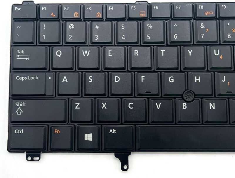 US Layout Replacement Keyboard with Backlight Pointer fo Latitude E5420 ...