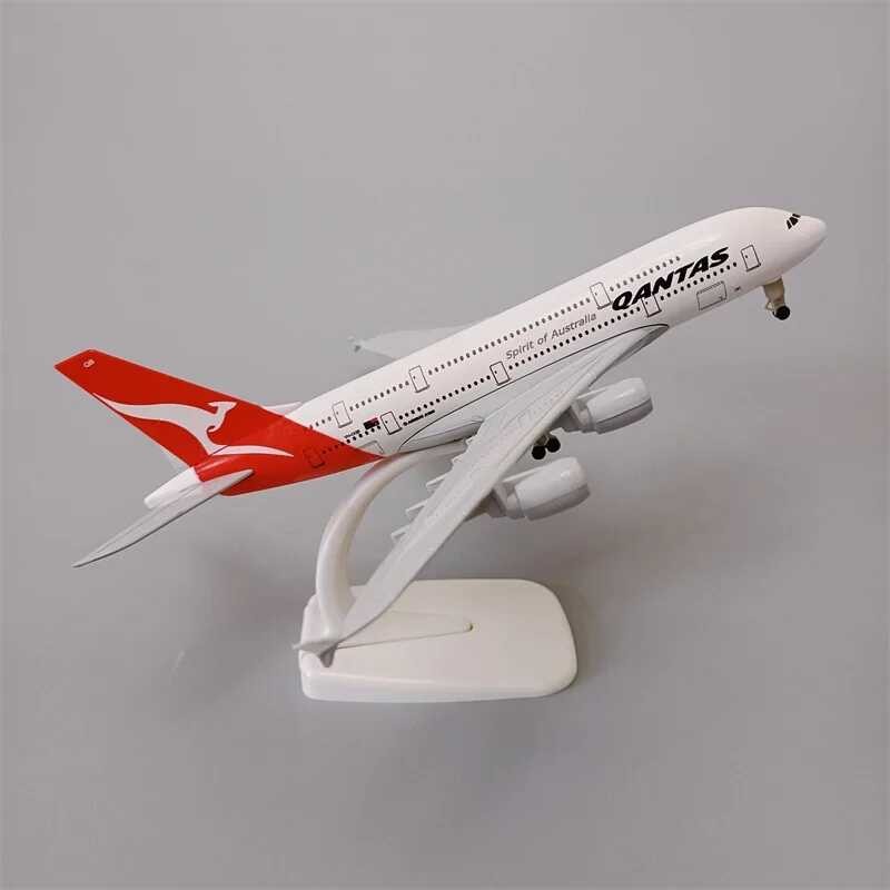 20Cm & Alloy Metal Australian Qantas AIRBUS 380 A380 Aires Airplane ...